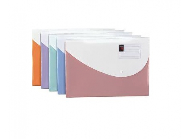 Túi hồ sơ nhựa nút bấm 2 ngăn DELI 5506 | Văn Phòng Phẩm ...