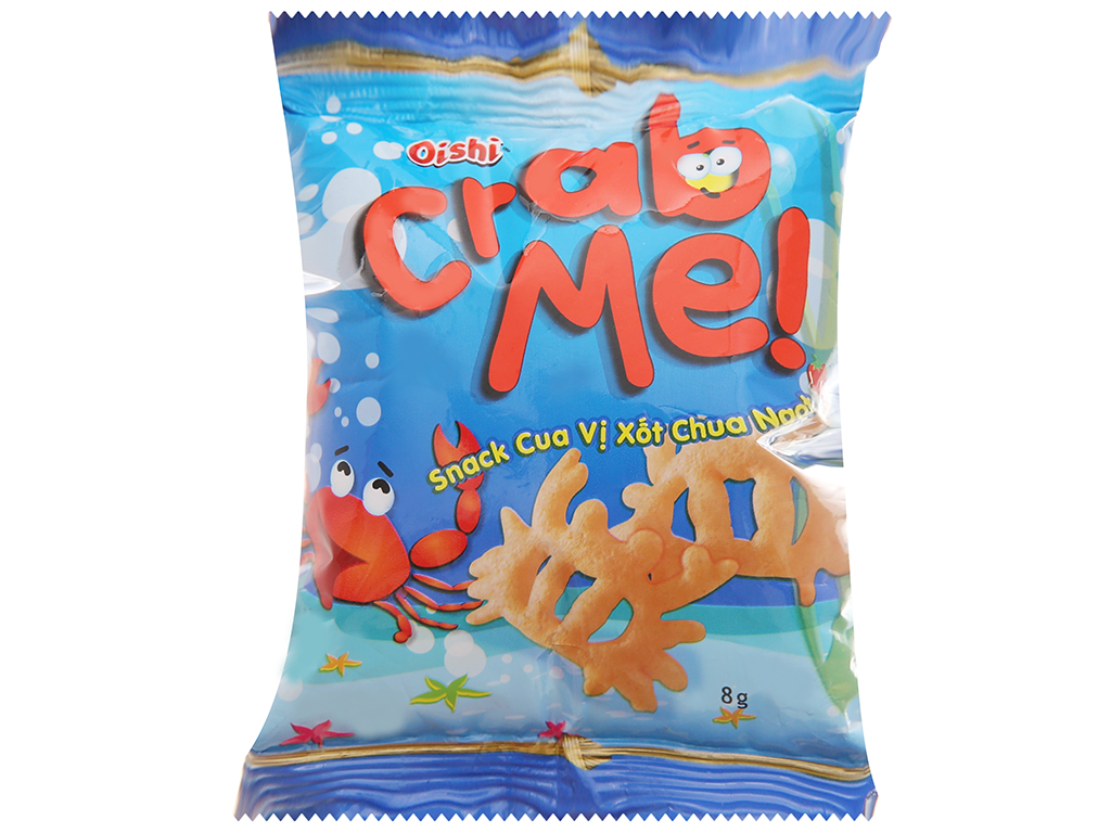 Snack cua vị sốt chua ngọt Oishi Crab Me | Fast.vn