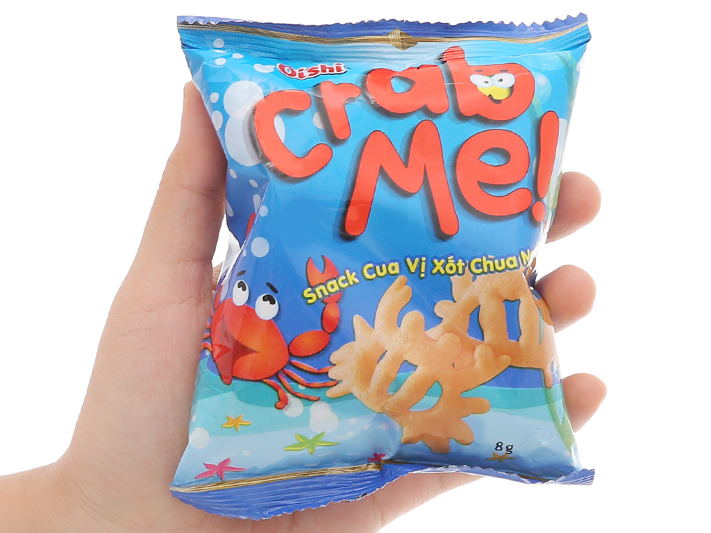 Snack cua vị sốt chua ngọt Oishi Crab Me | Fast.vn
