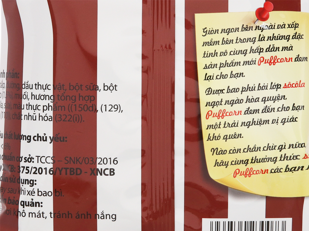 Snack sôcôla Puff Corn | Fast.vn