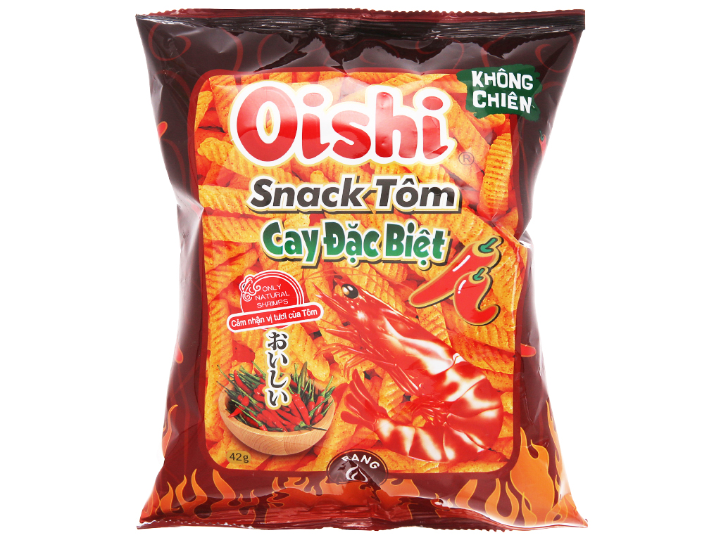 Snack tôm cay đặc biệt Oishi | Fast.vn