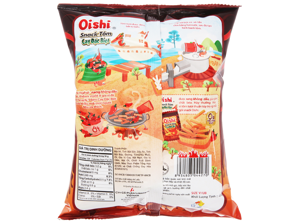 Snack tôm cay đặc biệt Oishi | Văn Phòng Phẩm Online FAST...