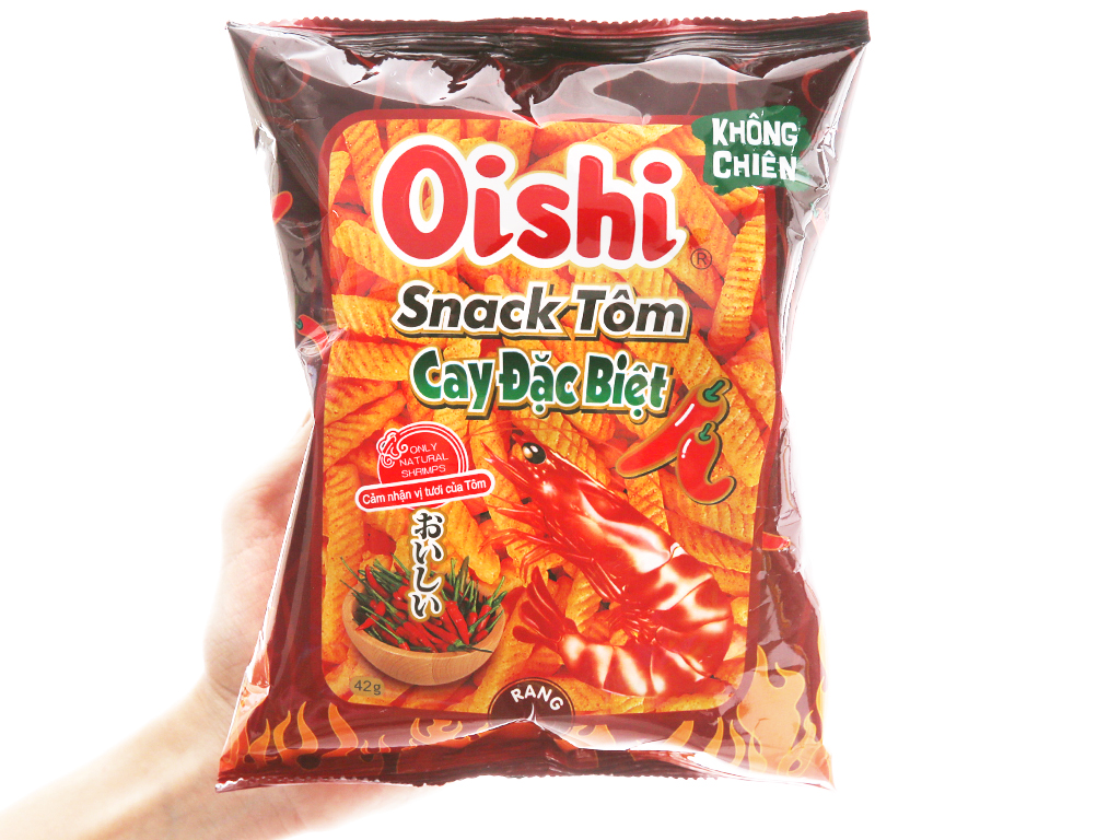 Snack tôm cay đặc biệt Oishi | Văn Phòng Phẩm Online FAST...