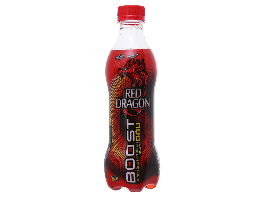 Nước tăng lực Rồng Đỏ hương dâu 330ml | Văn Phòng Phẩm On...