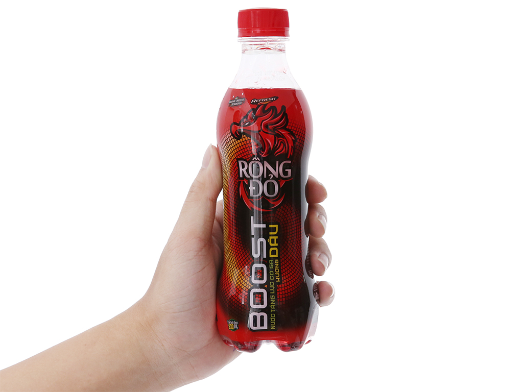 Nước tăng lực Rồng Đỏ hương dâu 330ml | Văn Phòng Phẩm On...