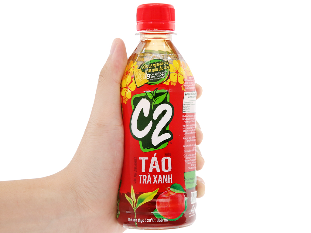 Trà xanh C2 hương táo 360ml | Văn Phòng Phẩm Online FAST ...