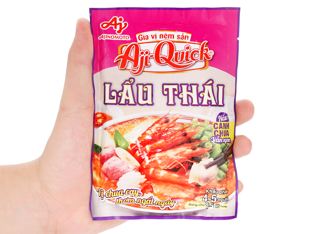 Gia vị nêm sẵn lẩu Thái Aji-Quick (4 - 5 người ăn) | Văn ...