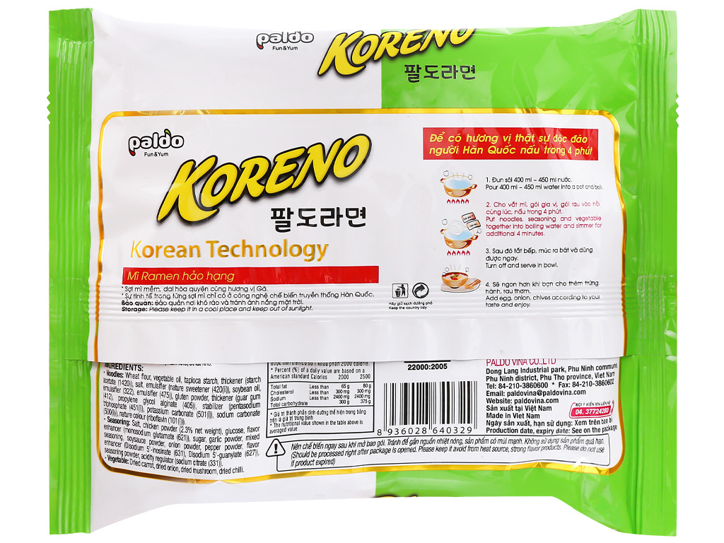 Mì Koreno vị gà | Văn Phòng Phẩm Online FAST - Giao Hàng ...