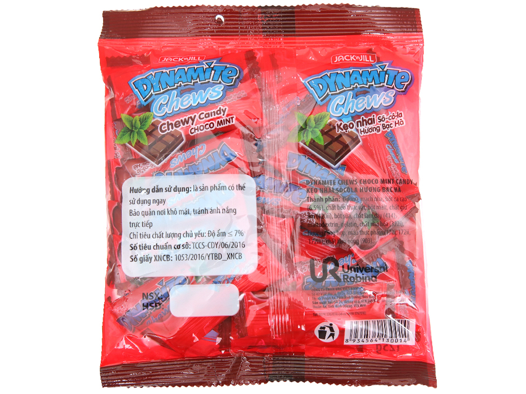 Kẹo nhai socola hương bạc hà Dynamite Chews | Văn phòng p...