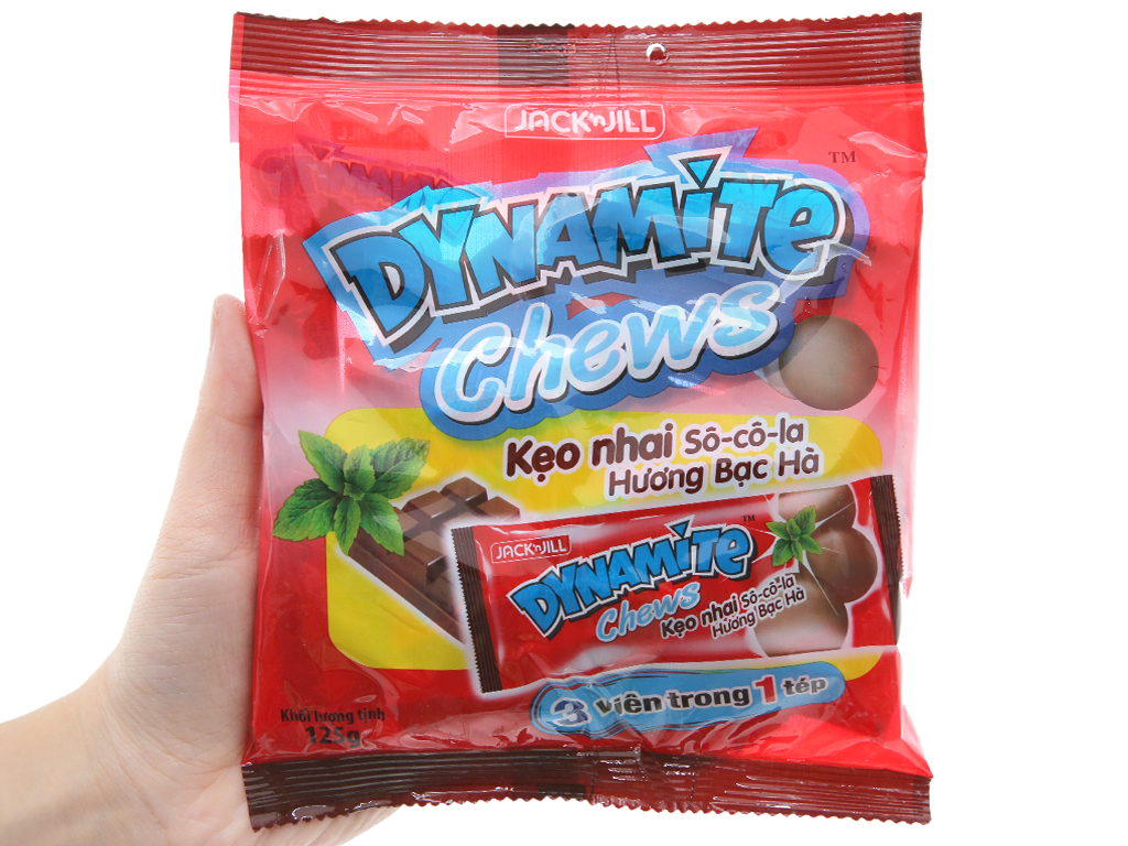 Kẹo nhai socola hương bạc hà Dynamite Chews | Văn phòng p...