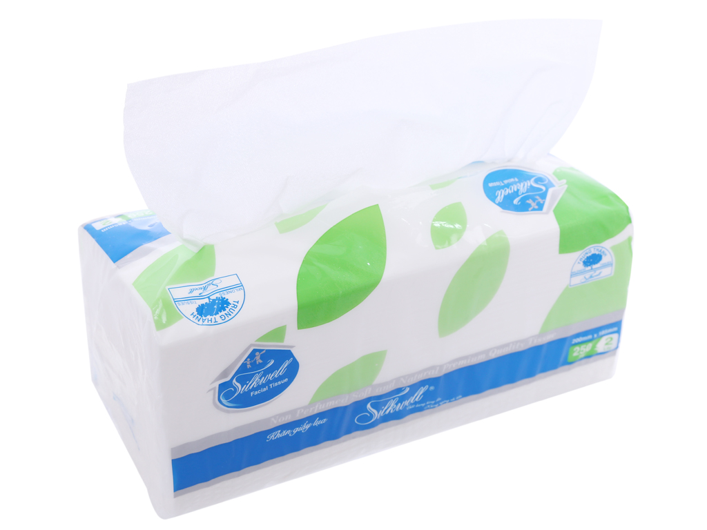 Khăn giấy lụa Silkwell 20x18.5cm | Fast.vn