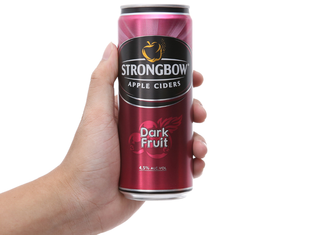 Strongbow dâu đen lon 330ml | Fast.vn