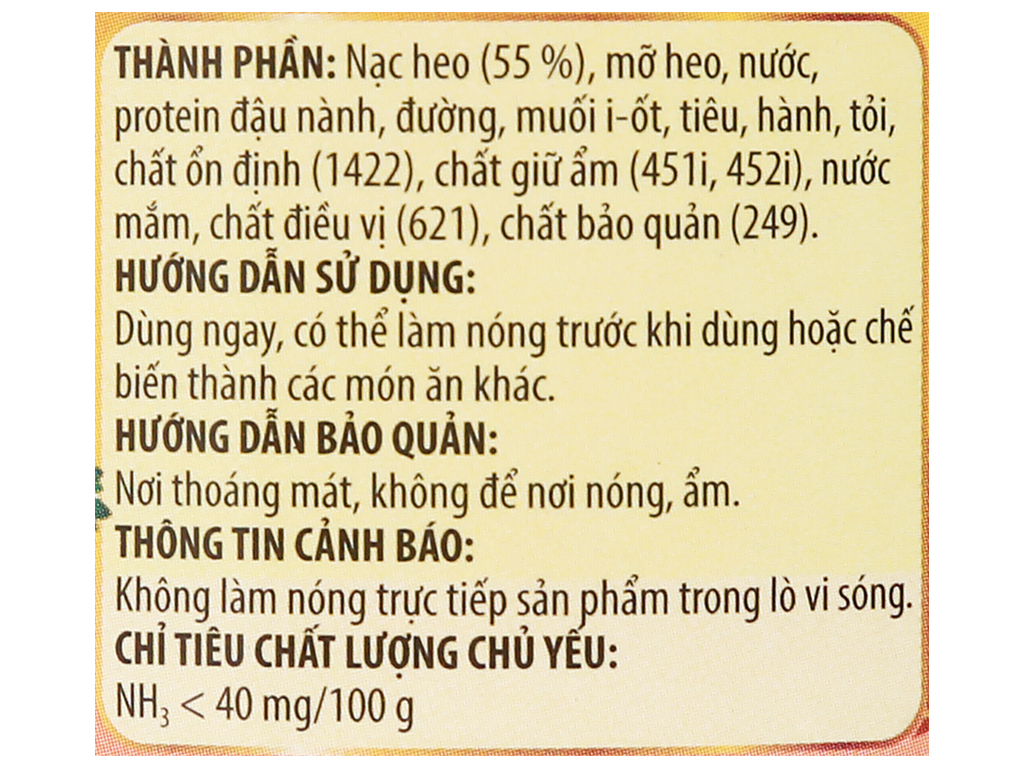 Heo hai lát Vissan hộp 150g | Văn Phòng Phẩm Online FAST ...