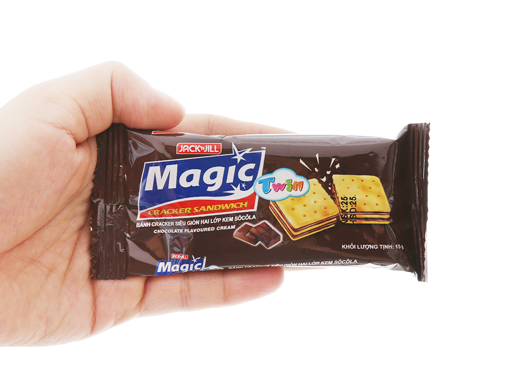 Bánh cracker hai lớp kem socola Magic Twin | Văn Phòng Ph...