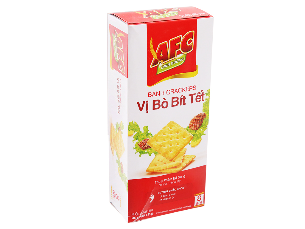 Bánh cracker vị bò bít tết AFC Dinh Dưỡng | Văn Phòng Phẩ...
