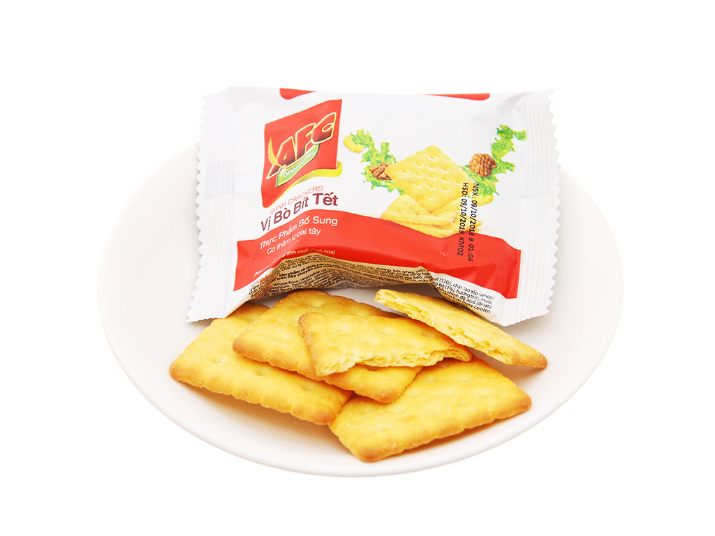 Bánh cracker vị bò bít tết AFC Dinh Dưỡng | Văn Phòng Phẩ...