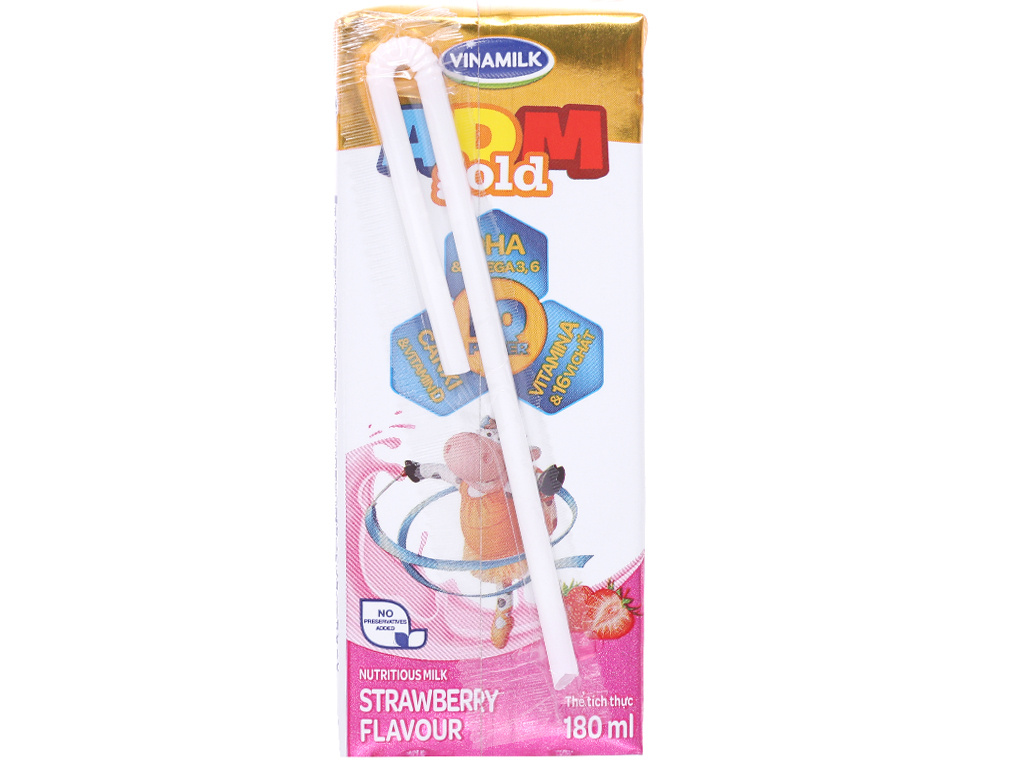 Lốc 4 hộp sữa dinh dưỡng Vinamilk ADM Gold 180ml | Fast.vn