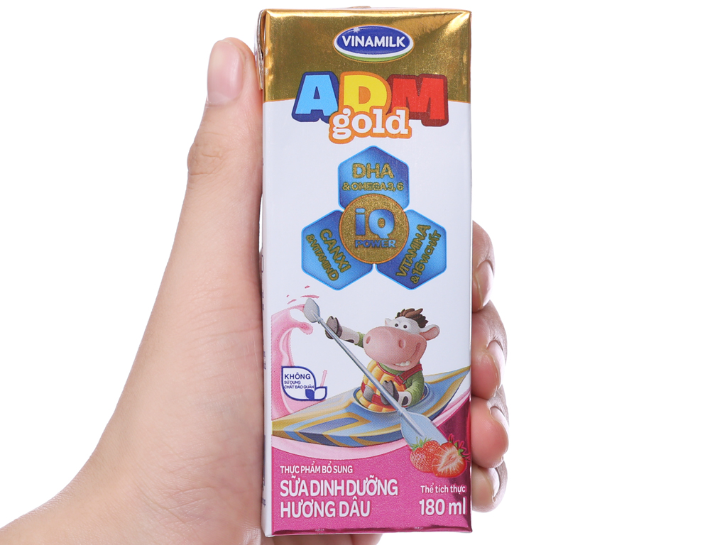 Lốc 4 hộp sữa dinh dưỡng Vinamilk ADM Gold 180ml | Fast.vn