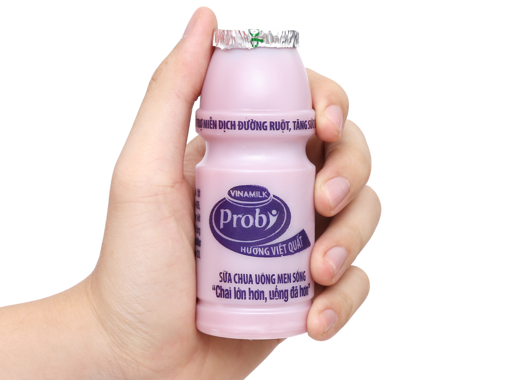 Lốc 4 chai sữa chua uống hương việt quất Vinamilk Probi