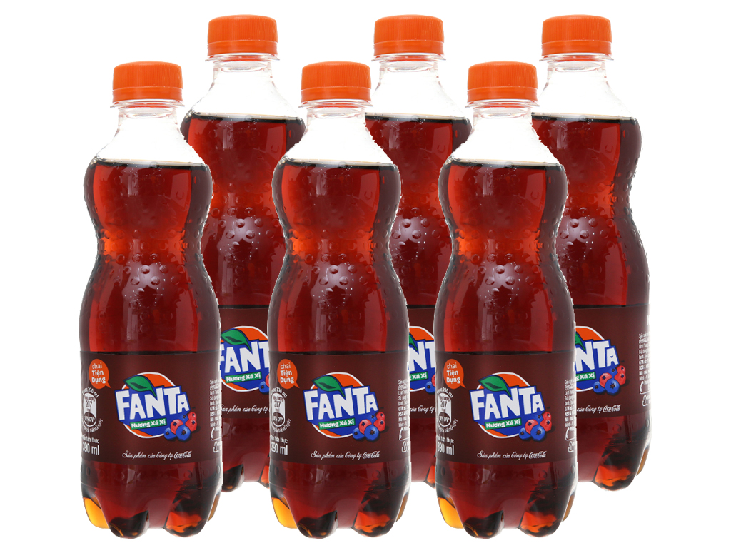 6 chai nước ngọt Fanta hương xá xị 390ml | Fast.vn