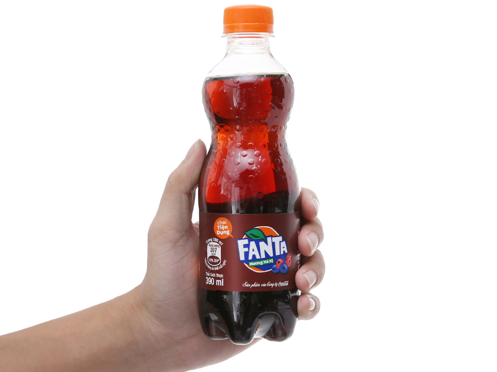 6 chai nước ngọt Fanta hương xá xị 390ml | Fast.vn