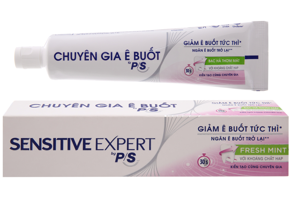 Kem đánh răng P/S Sensitive Expert giảm ê buốt hương bạc ...