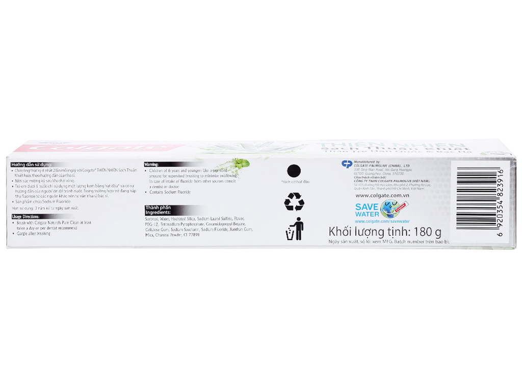 Kem đánh răng Colgate Thiên Nhiên than tre và bạc hà | Fa...