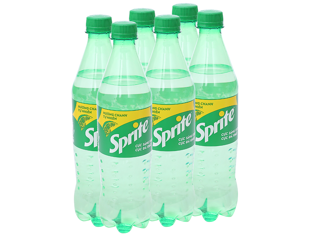 6 chai nước ngọt Sprite hương chanh 600ml | Fast.vn