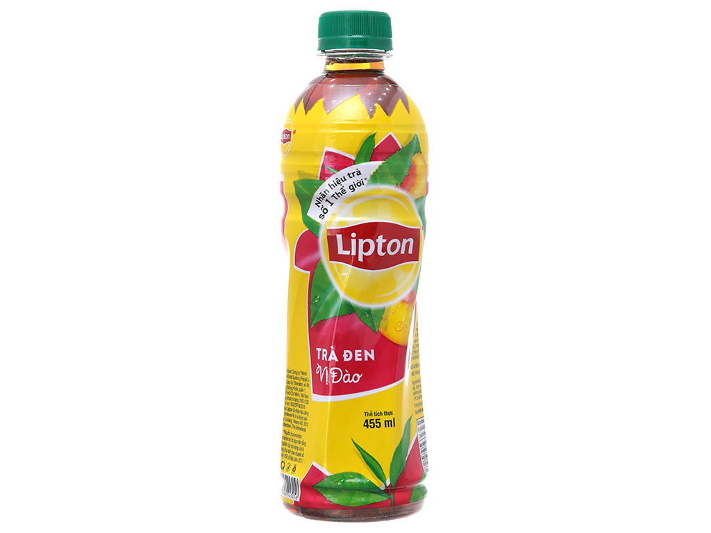 6 chai trà đen Lipton vị đào 455ml | Fast.vn