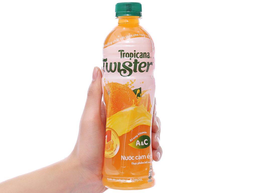 6 chai nước cam ép Twister Tropicana 455ml | Fast.vn