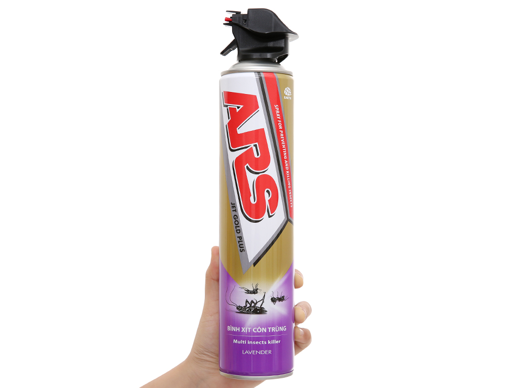 Bình xịt côn trùng ARS Jet Gold Plus hương lavender 600ml...