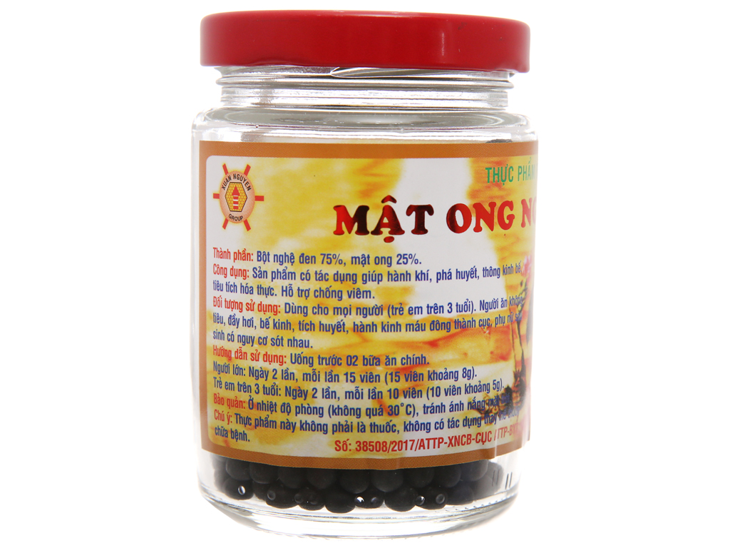 Viên nghệ đen mật ong Xuân Nguyên 100g | Fast.vn