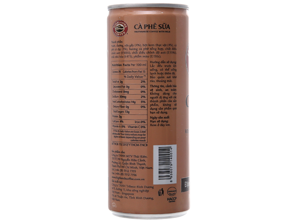 6 lon cà phê sữa Highlands 235ml | Fast.vn