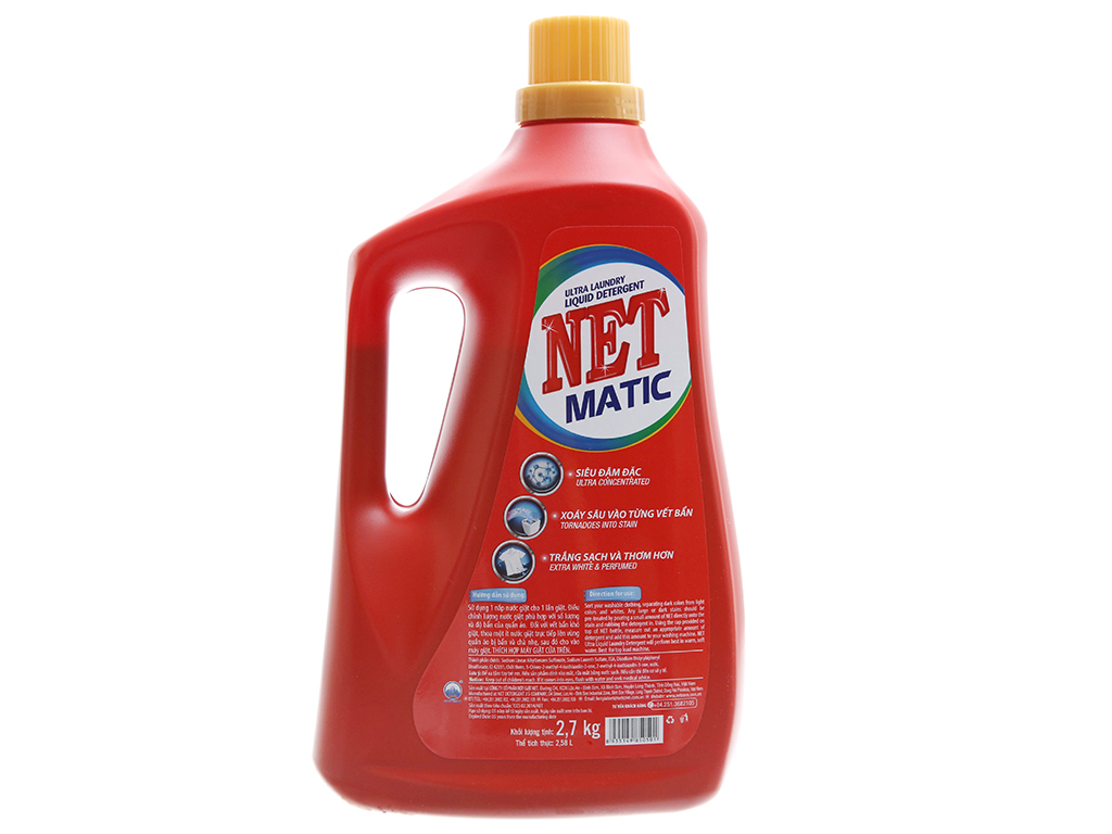 Nước giặt NET Matic ultra & extra | Văn Phòng Phẩm Online...