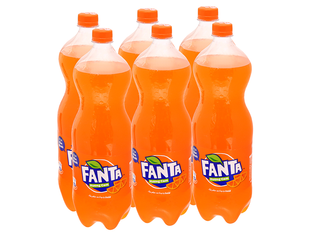 6 chai nước ngọt Fanta hương cam 1.5 lít | Fast.vn