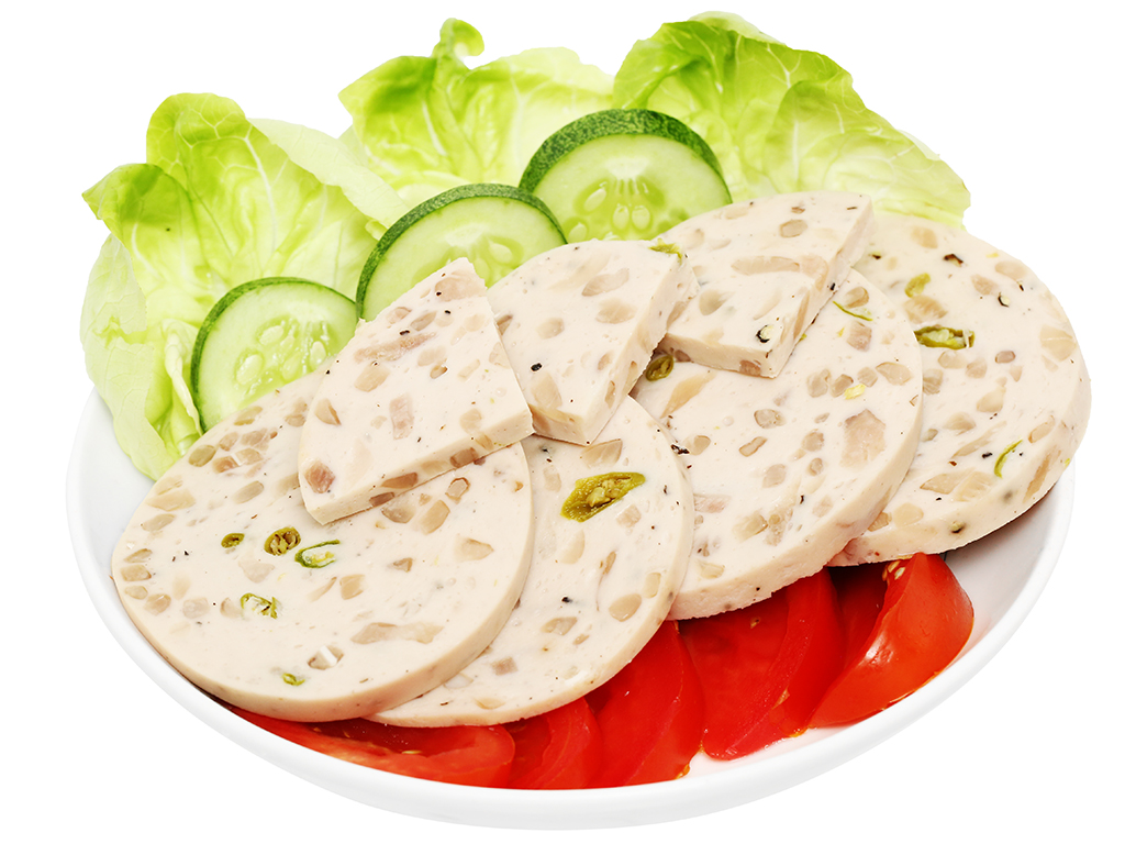 Chả lụa bì ớt xiêm xanh G Kitchen cây 500g | Fast.vn