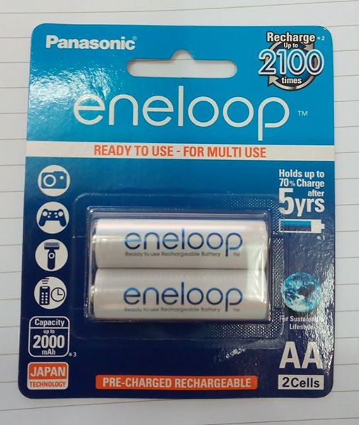 Pin sạc Panasonic Eneloop 2A 2 cells | Văn Phòng Phẩm Onl...