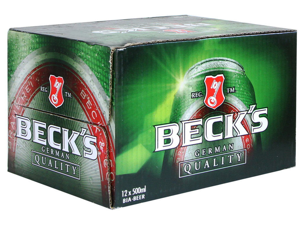Thùng 12 lon bia Beck's 500ml | Fast.vn