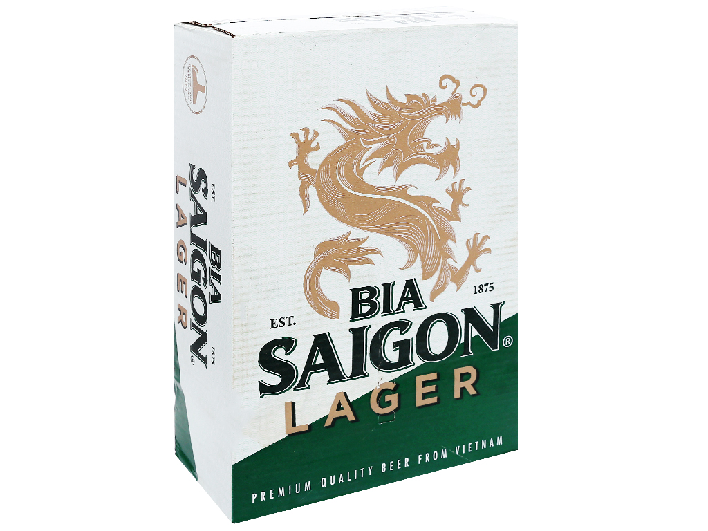 Thùng 24 Lon Bia Sài Gòn Lager 330ml Fast Vn