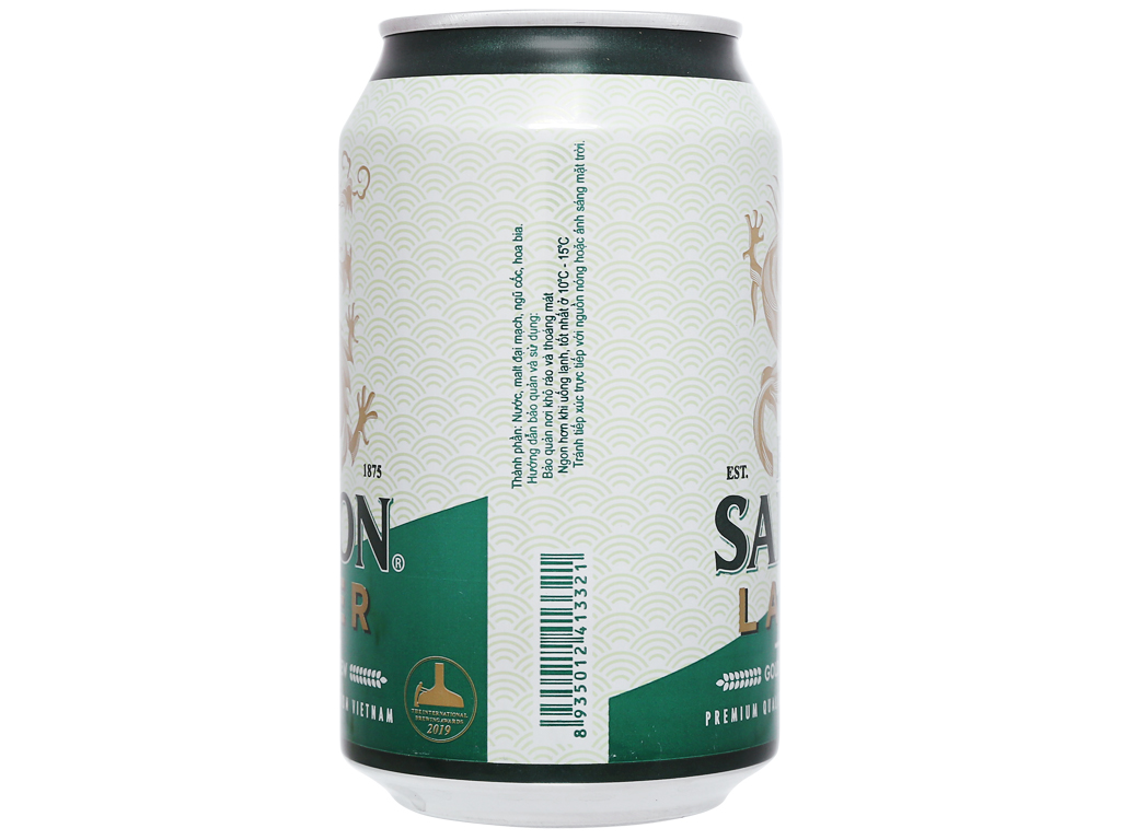 Thùng 24 Lon Bia Sài Gòn Lager 330ml Fast Vn