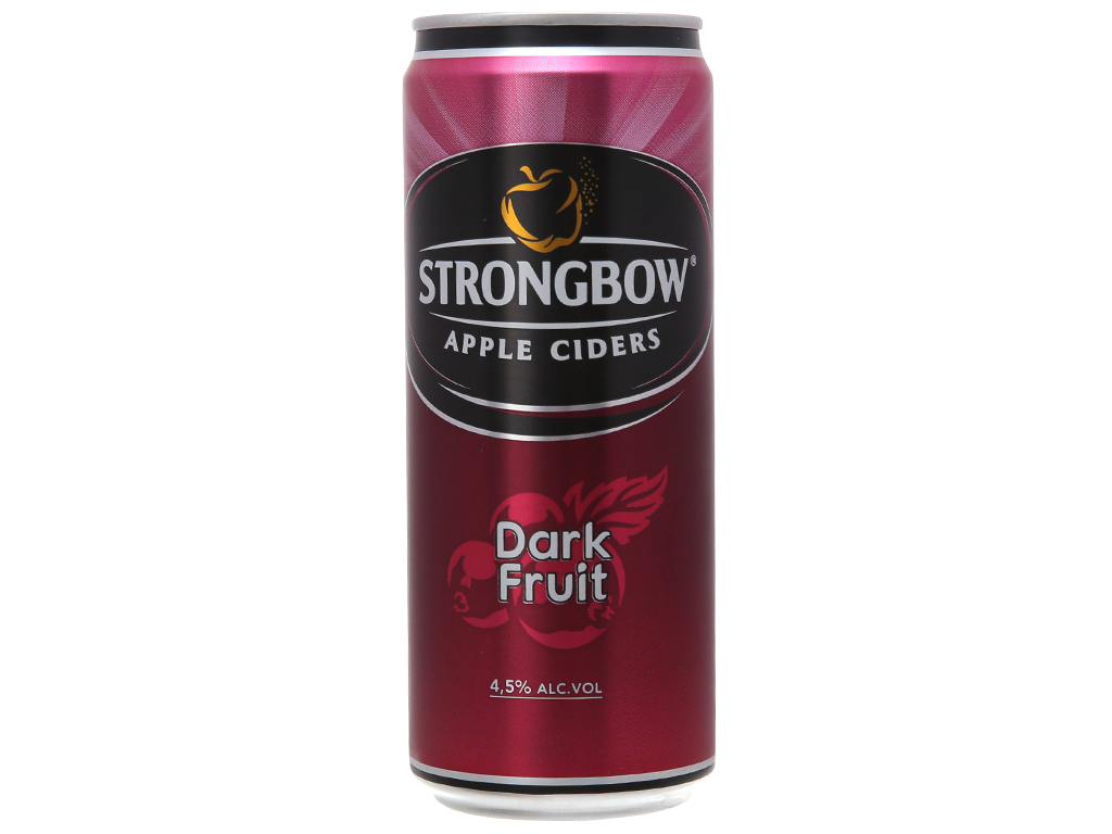 Thùng 24 lon Strongbow dâu đen 330ml | Fast.vn