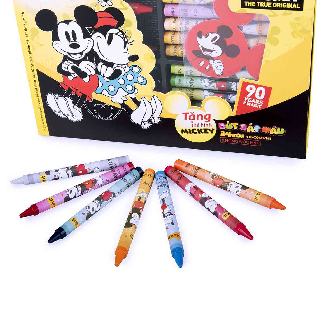 Bút sáp màu colokit disney mickey cr-c030/mi | Văn Phòng ...